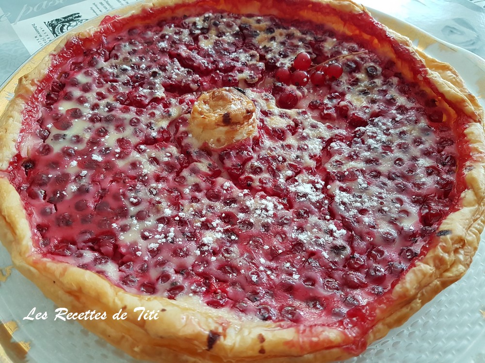 Tarte aux groseilles. | Les Recettes de Titi
