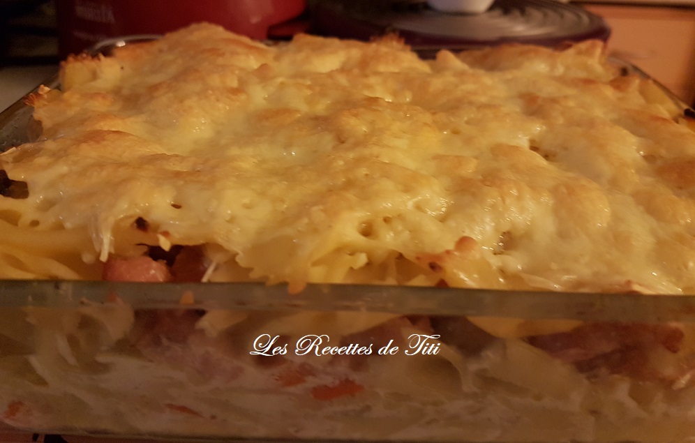 Gratin de pâtes aux carottes… | Les Recettes de Titi