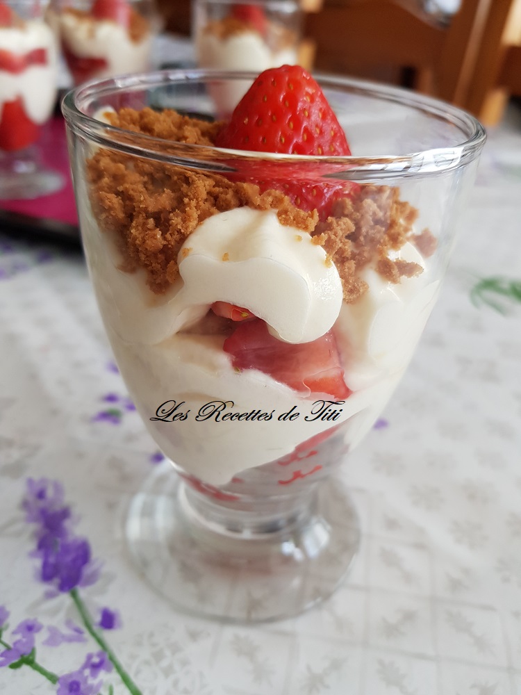 Les verrines aux fraises au mascarpone d’Olivier | Les Recettes de Titi