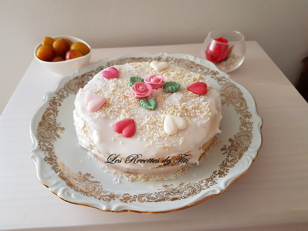Gâteau nuage lorrain garni aux mirabelles | Les Recettes de Titi
