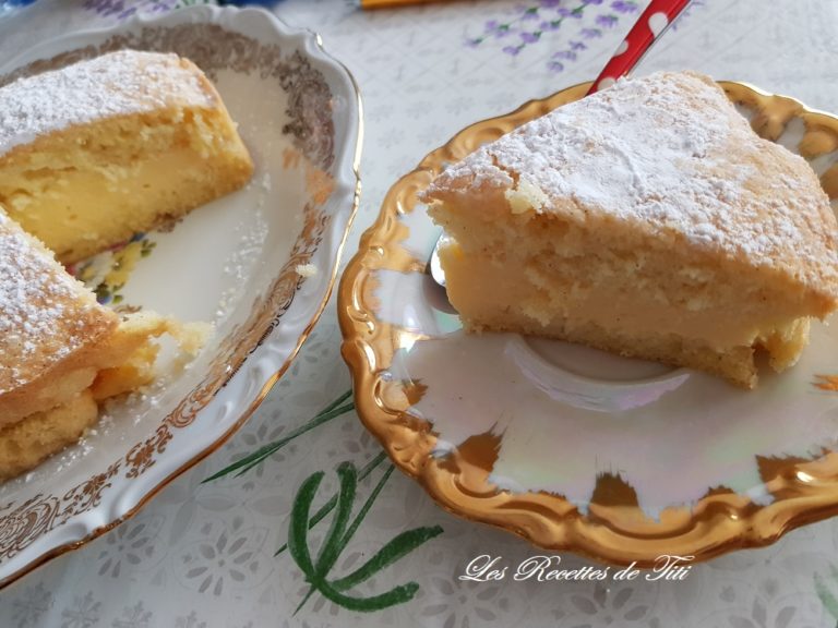 Gâteau nuage lorrain à la crème pâtissière | Les Recettes de Titi