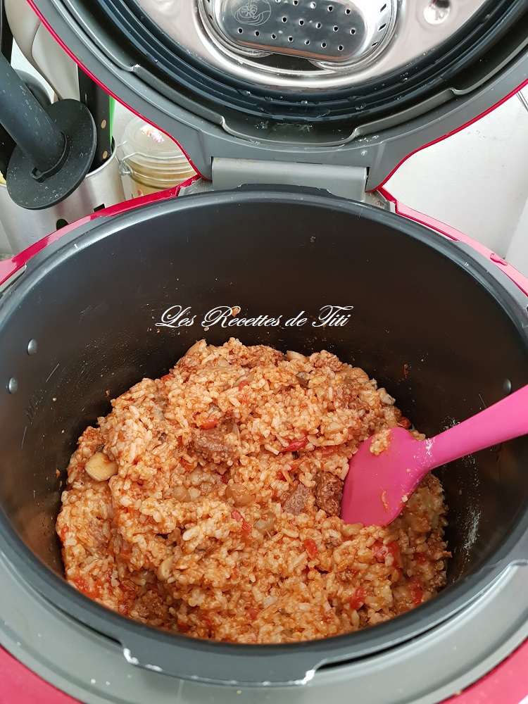 Riz à la sauce tomate au Cookeo | Les Recettes de Titi
