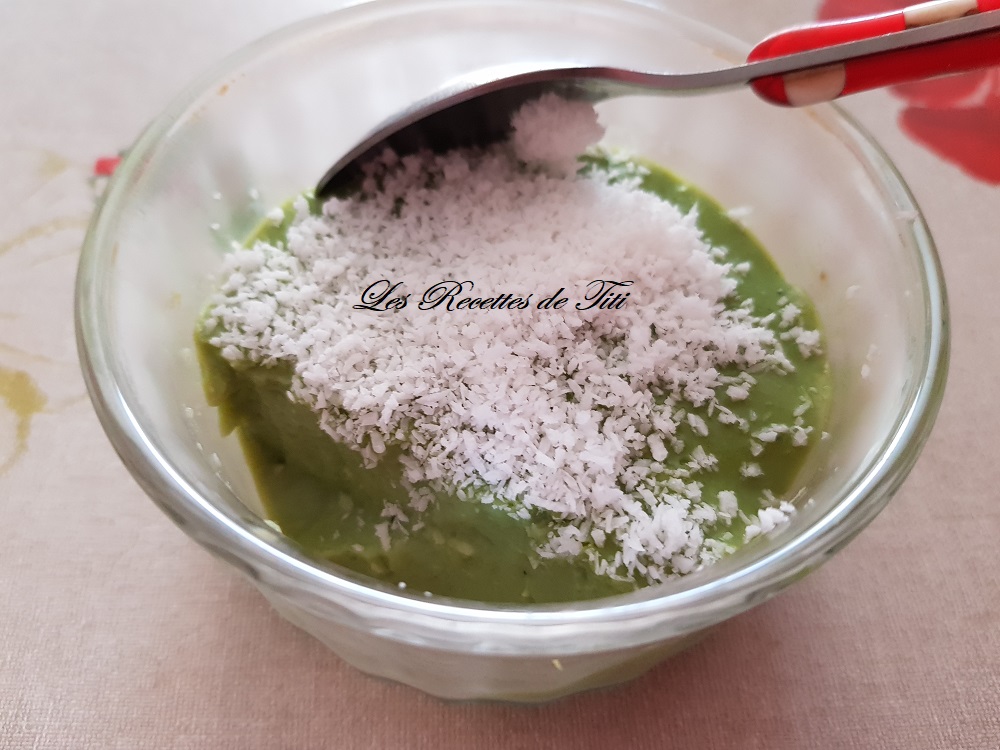 Crème dessert Matcha coco | Les Recettes de Titi