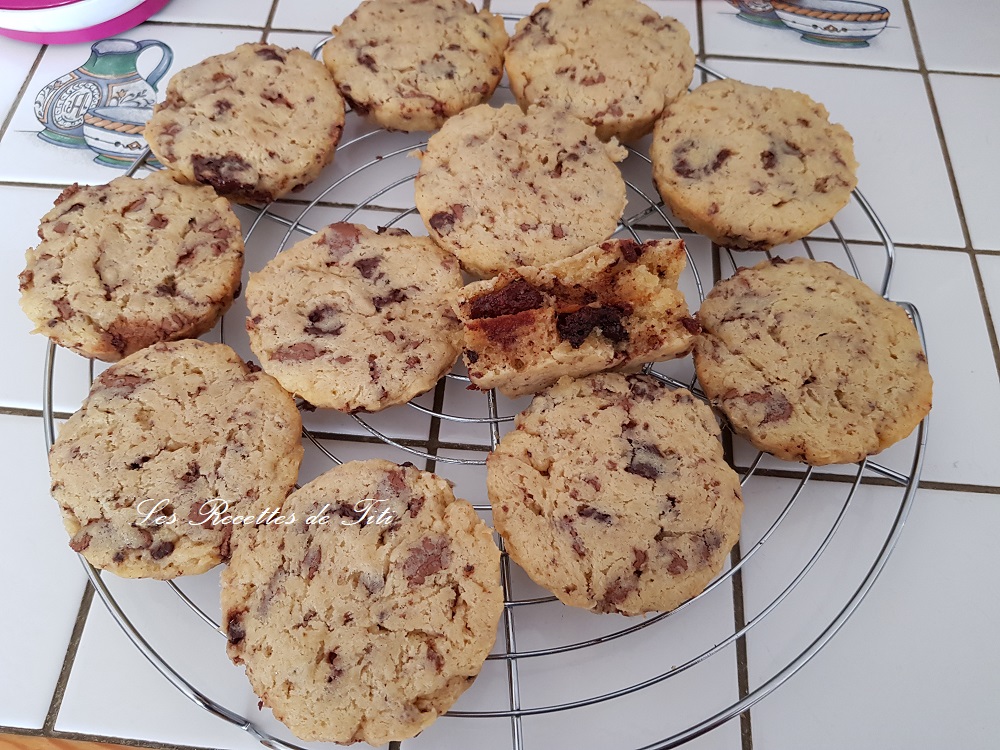 Cookies moelleux de Lolo | Les Recettes de Titi