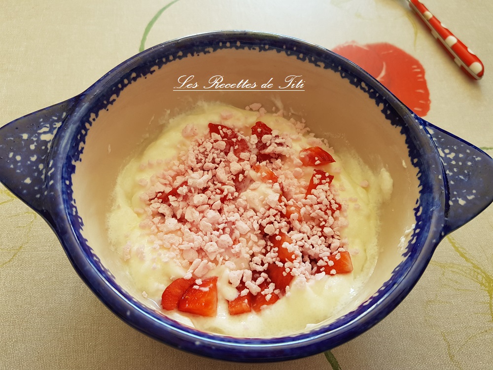 Fromage frais aux fraises | Les Recettes de Titi